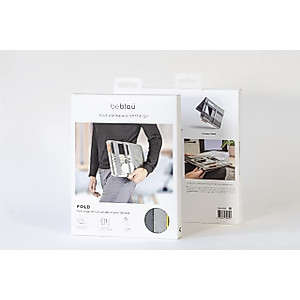 Beblau FOLD Portable Electronic Organizer – Attachable Device & Desktop Accessory | Office & Home Organizer | Fits 13"-15" Laptops & A4 Notebooks | Backpack Insert | Personal organizer