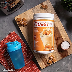 Quest Nutrition Salted Caramel Protein Powder, 26g Protein, 1g Sugar, Low Carb, Gluten Free, 1.6 Pounds, 24 Servings