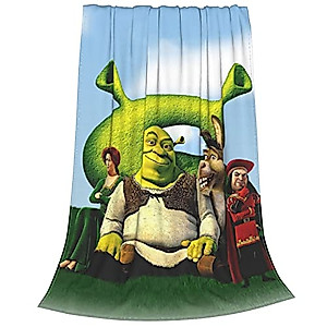 Cartoon Blanket 50"x60" Flannel Thick Soft Throw Blanket Winter Warm Blanket Printed Cartoon Pattern Custom Cute Lightweight Sleep Comfort for Couch Grils Boys Adults