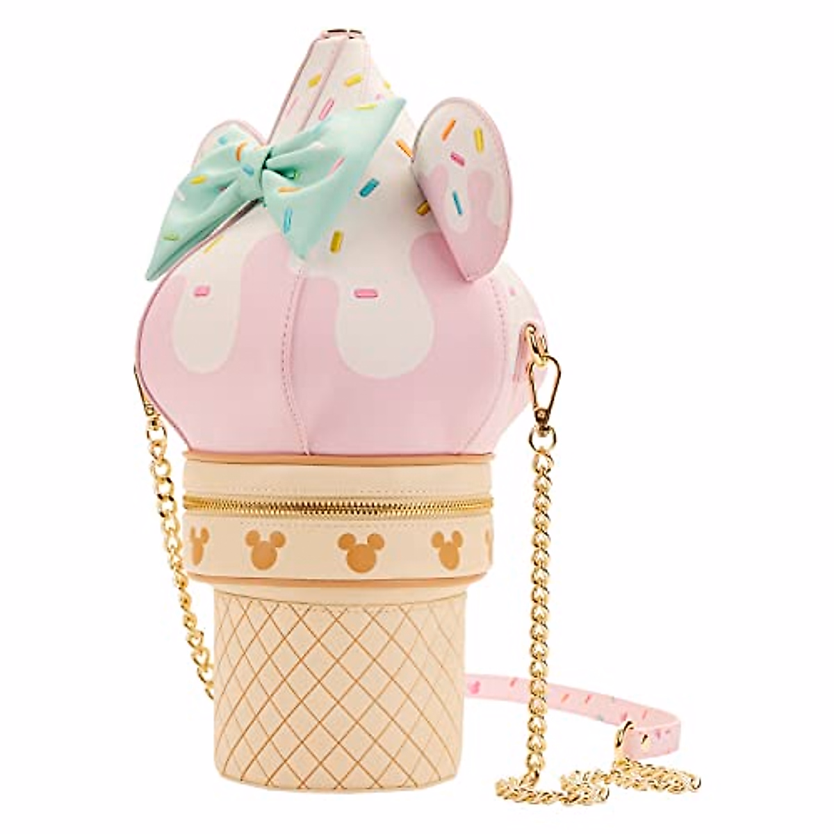 Loungefly Stitch Shoppe Disney Minnie Soft Serve Ice Cream Crossbody Bag
