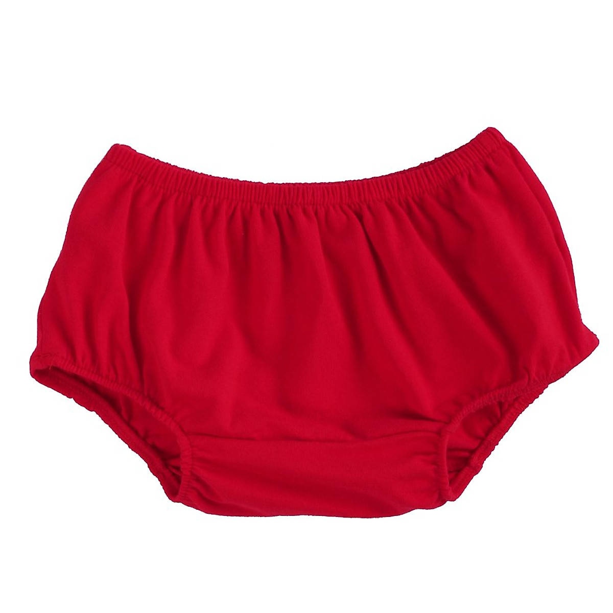 Baby Girls' Boys Unisex Soft Cotton Ruffle Basic Diaper Cover Bloomers for Toddler Girl Shorts Briefs Panty Underwear Panties Red One Size