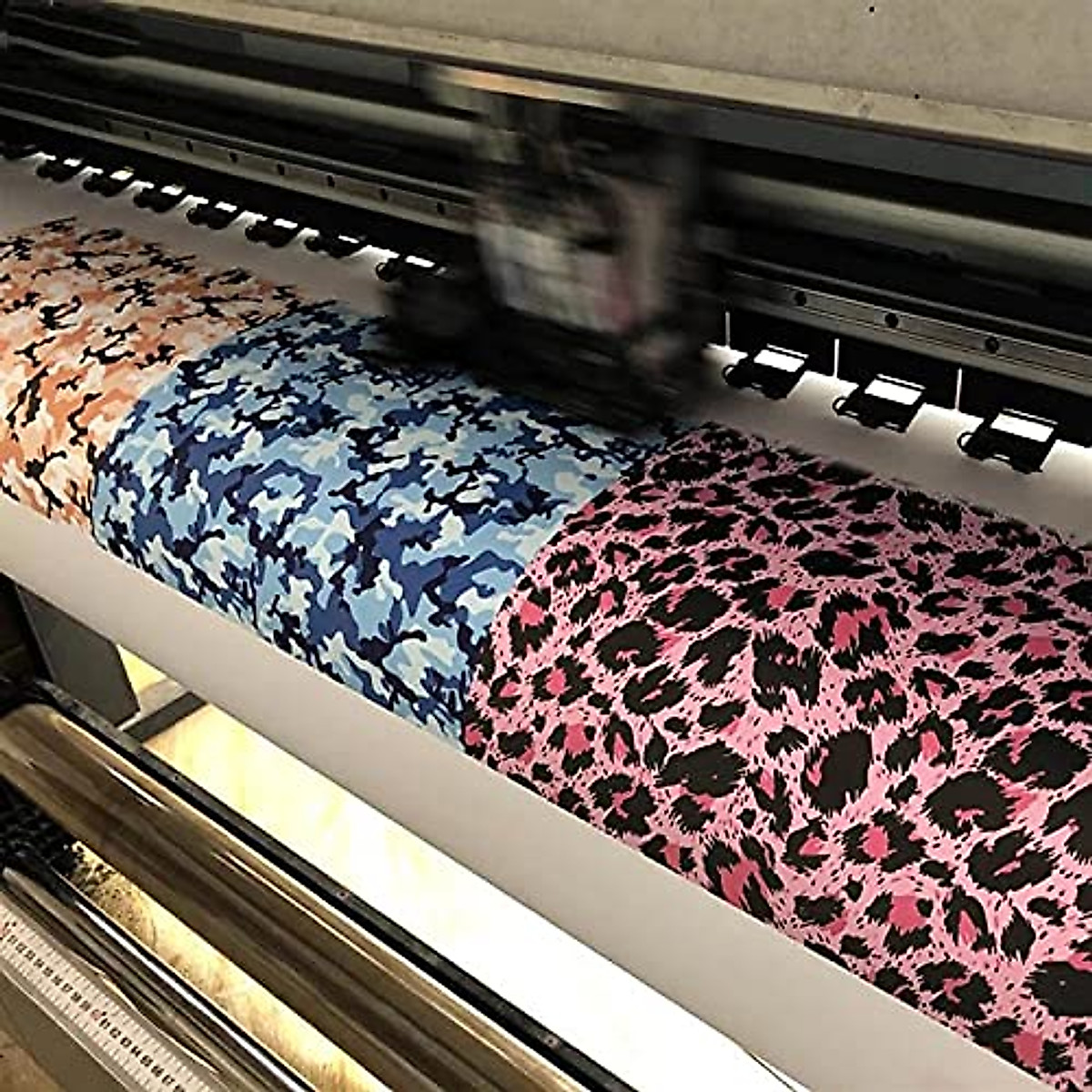 10"x40" Stretch Camouflage PU Heat Transfer Vinyl Roll Iron on Vinyl for Cricut & Other Cutting Machines-Vinyl HTV for Cricut Clothing T-Shirt, Easy to Cut & Weed for DIY Heat Vinyl Design