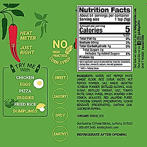 bibigo GOTCHU - Classic Korean Hot Sauce, Made with Gochujang Fermented pepper paste, Low Heat Sweet-Spicy-Savory-Earthy Flavor [10.7 Oz Squeeze Bottle]