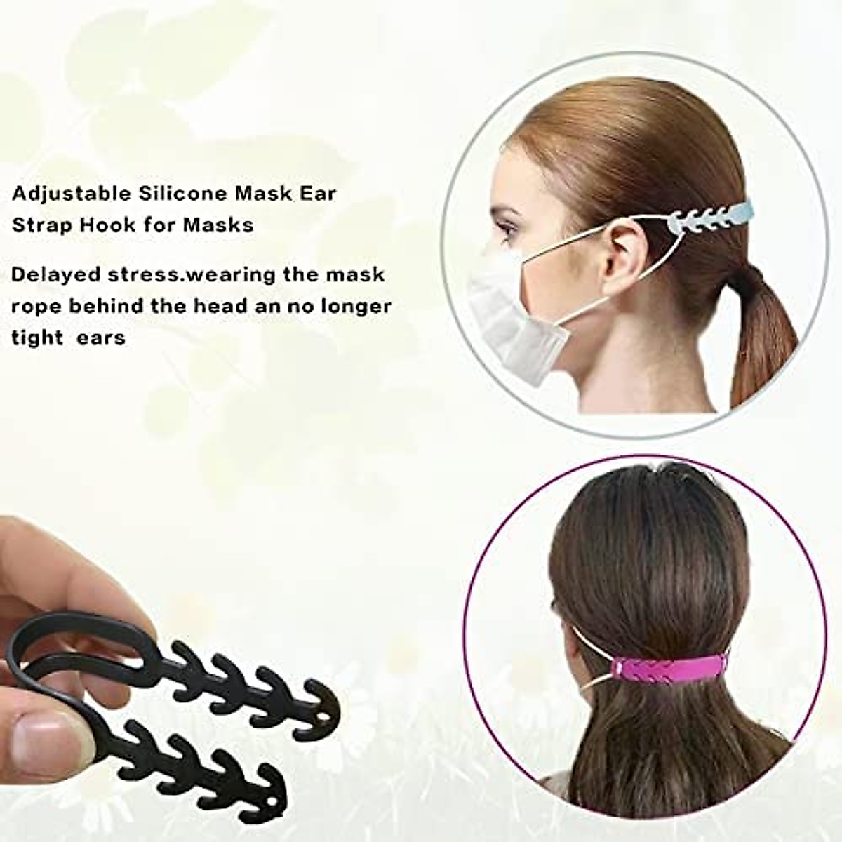 20-50PCS Holiday Disposable Face Mask for Adult, Easter St Patrick's Day Masks Protection with Silicone Mask Ear Strap (St Patrick's Day Shamrock, 50PCS)