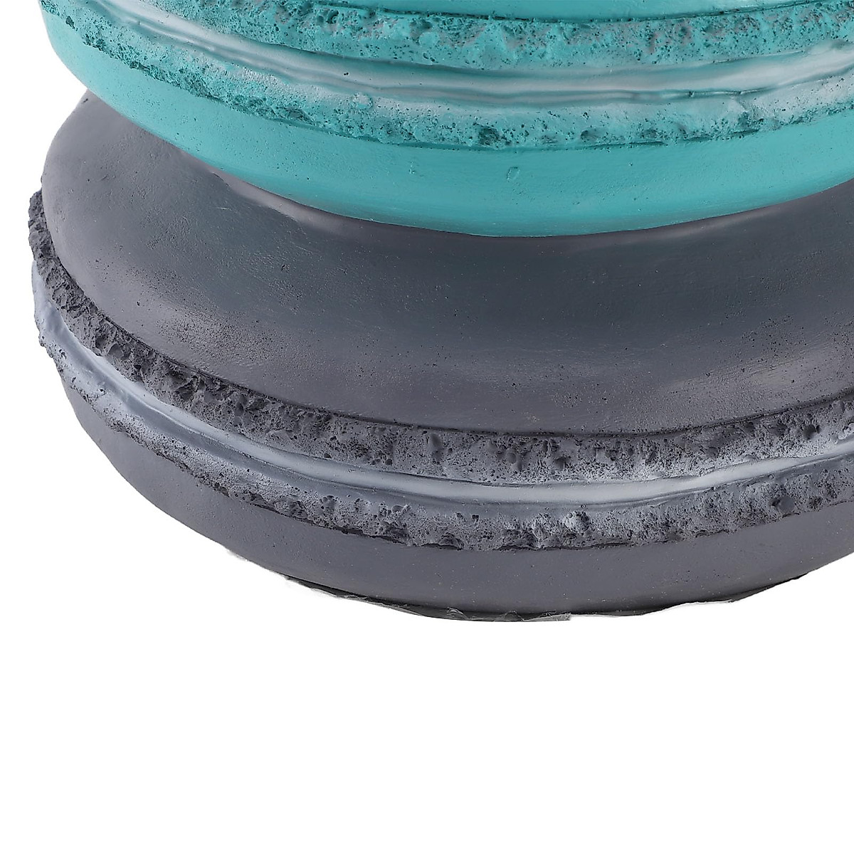 TOPINCN Cute Macaron Biscuits Shaped Shoe Change Stool Fun Food Stool for Kids Foot Rest Stool for Living Room Bedroom Home Decoration