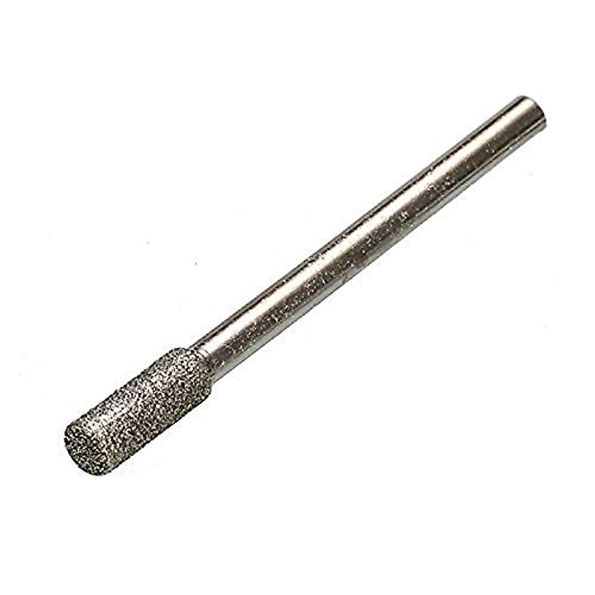 JKUHA 10PCS 4mm Diamond Coated Cylindrical Burr Chainsaw Sharpener Stone File Chain Saw Sharpening Carving Grinding Tools