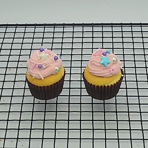 Huaswan Coffee Cupcake Liners Mini Greaseproof Paper Baking Cups, 150-Count