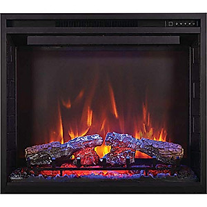 Napoleon Element 36 Inch Built-in Electric Fireplace - Black, NEFB36H-BS