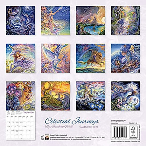 Celestial Journeys by Josephine Wall Wall Calendar 2021 (Art Calendar)