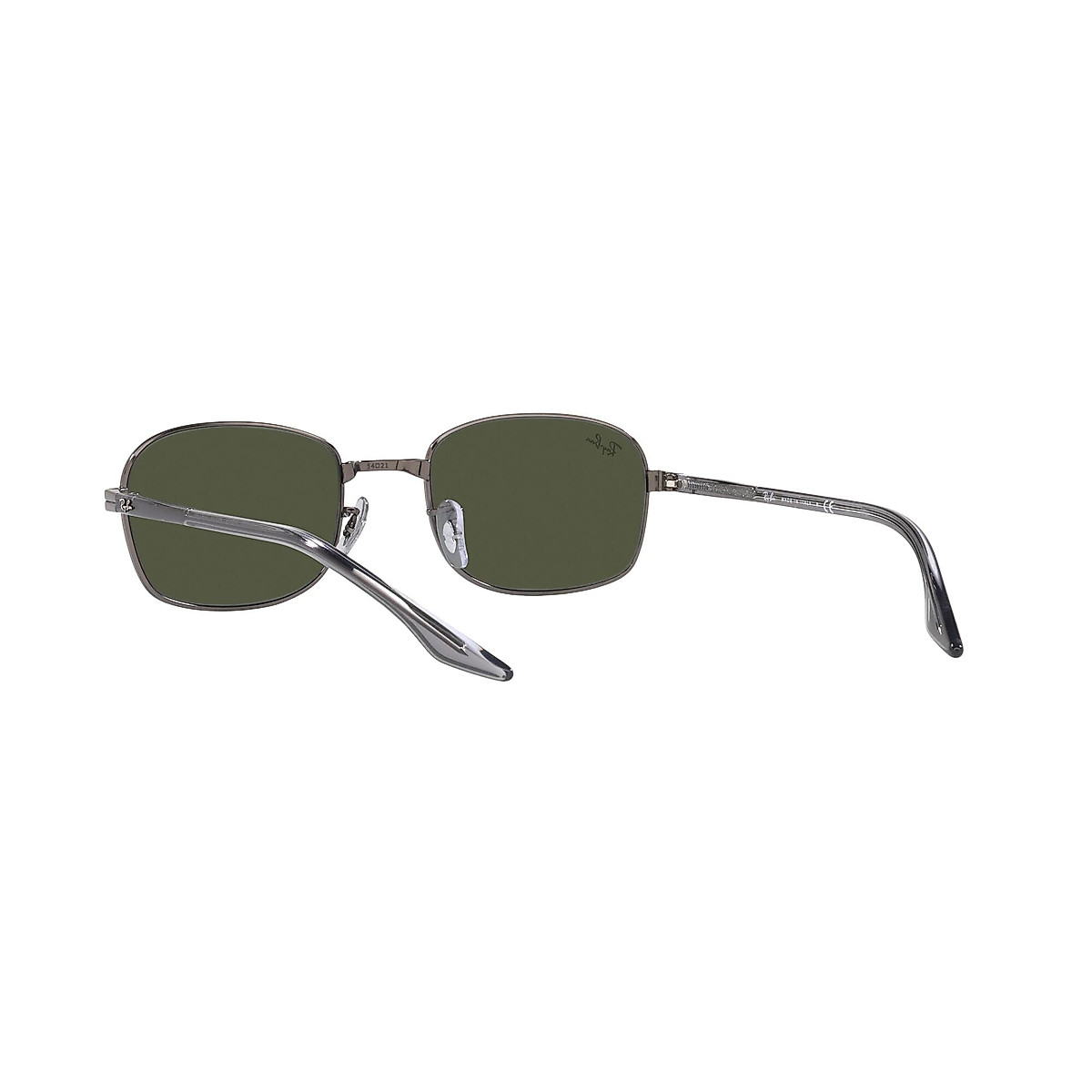 Ray-Ban RB3690 Square Sunglasses, Gunmetal/Green, 51 mm