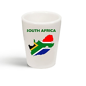 Style In Print South Africa Original Country Name Ceramic Shot Glass Cup