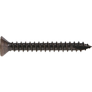 The Hillman Group 45369 9-Inch x 1-1/2-Inch Flat Phillips Wood Screw, Antique Bronze, 15-Pack