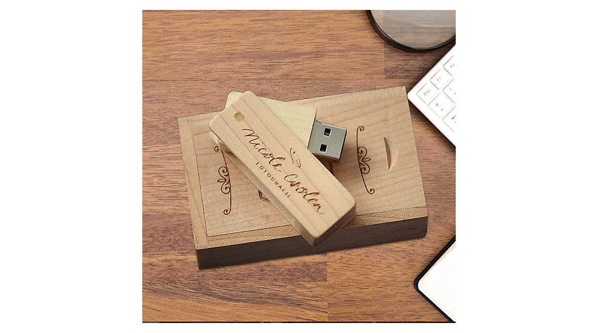 RXFSP Customized Gift Personalised Engraved USB 2.0 Flash Drive Memroy ...