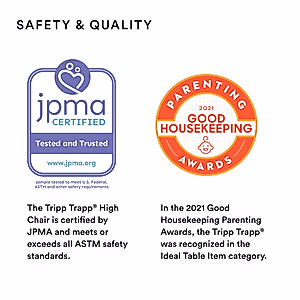 Tripp Trapp High Chair from Stokke, Natural - Adjustable, Convertible Chair for Children & Adults - Includes Baby Set with Removable Harness for Ages 6-36 Months - Ergonomic & Classic Design