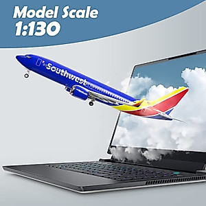 Joylludan 1:130 Model American Southwest Model Airplane Alloy Diecast Planes for Collection,Birthday or Business Gift