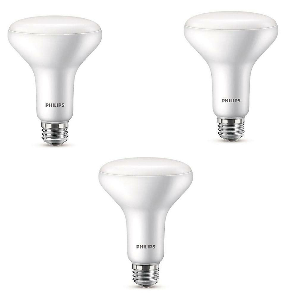 PHILIPS LED 7.2w (65w Equivalent) Dimmable Indoor BR30 Flood Light Bulb - 650 lumens - Daylight - E26 Medium Base (3 Pack)