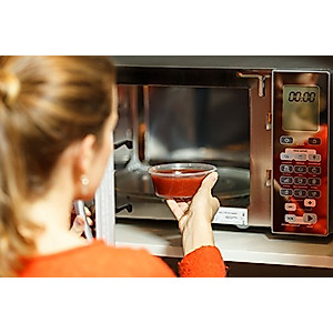 8 oz Plastic Containers with Lids (50 sets) - Food Storage Containers Great for Slime, Party Supplies, Meal Prep and Portion Control - Leakproof and Microwave Safe BPA Free 8oz Plastic Jars with Lids