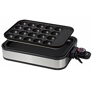 Takoyaki Maker Yamazen (20 Pieces) with Extra Plate