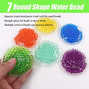 Small Ice Packs, Boo Boo Ice Packs for Injuries Reusable Hot Cold Packs Bulk Cold Compress for Pain Relief, Various Color, 8 Pack (Multicolored A)