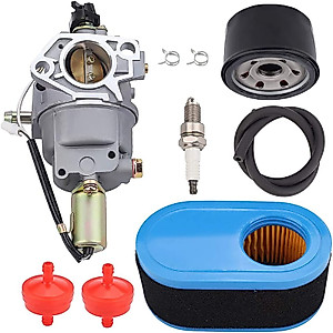Jinerdony 951-12771A Carburetor 951-12690 Oil Filter 951-12260 Air Filter Kit Compatiable with MTD 751-12771A 751-12771 751-12823 951-12823 Craftsman LT3800 LT4200 LT1500 Lawn Tractor