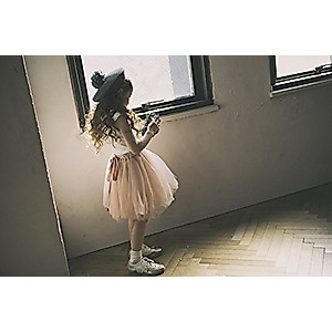 MARLMARL Tutu Dress, Party Outfits, Birthday Gift, Baby Shower, 2-Way Skirts, for Newborn Baby to Kids Girls, Pink/Grey/Navy