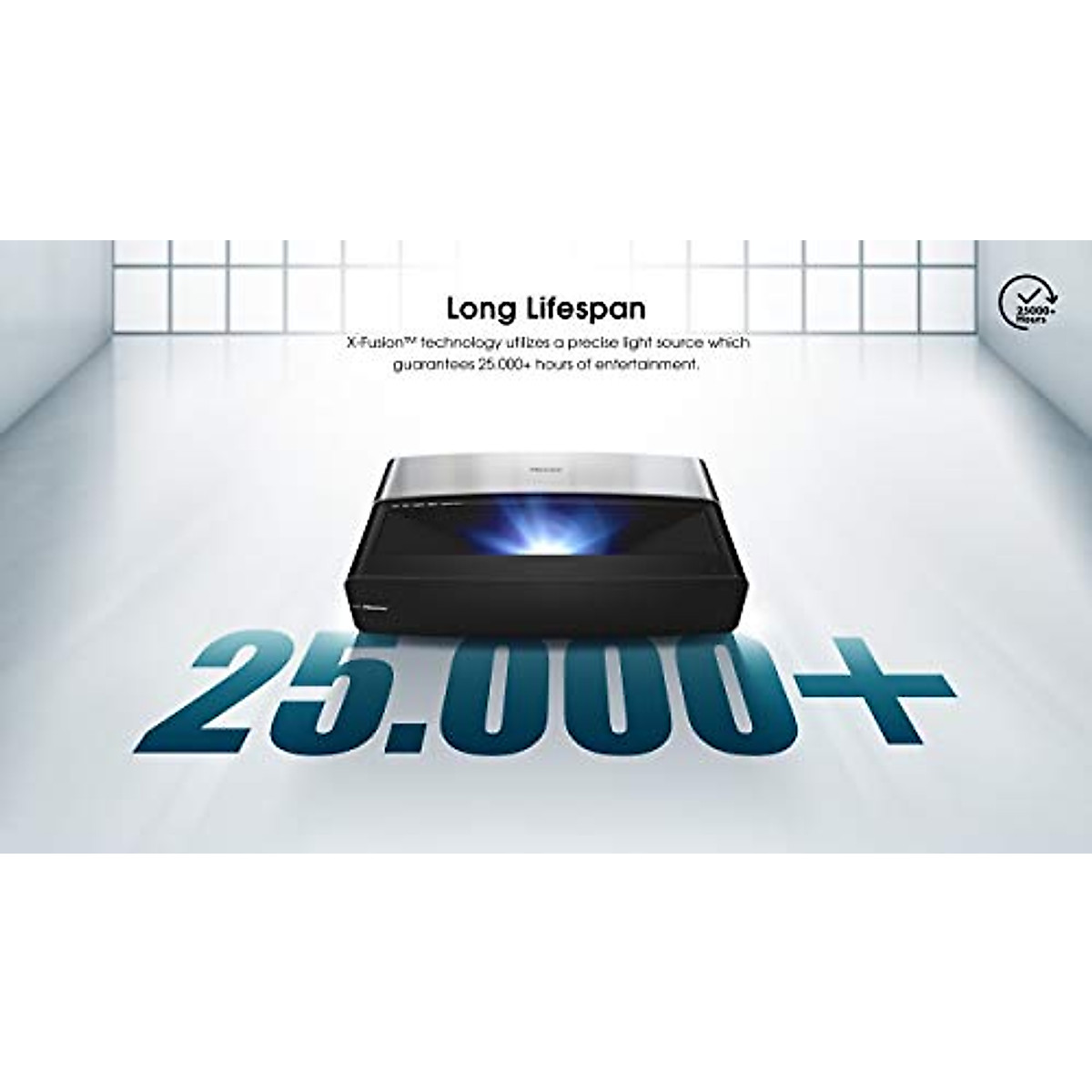 Hisense 100-Inch Class L5 Series 4K UHD Android Smart Laser TV with HDR (100L5F, 2020 Model)