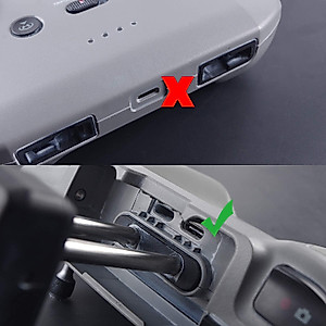 VCUTECH Lightning Data Cable to USB-C 1.1 ft/35 cm MFI Certified for DJI Mini 3 Pro/Mini 2/Air 2S/Mavic Air 2/Mavic 3 Remote Controller OTG Extension Cable Cord Accessories, 90 Degree Fast Charging