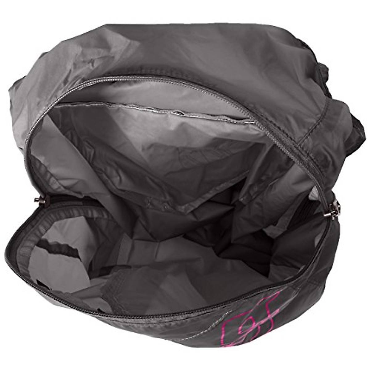 Under Armour Packable Backpack, Graphite (040)/Tropic Pink, One Size Fits All