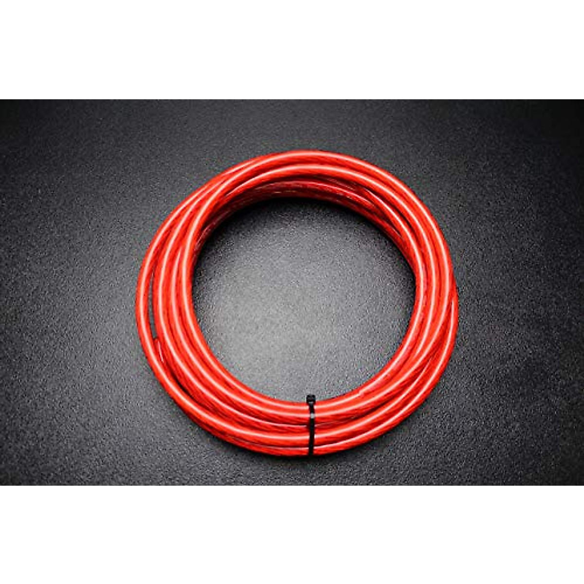 4 Gauge Wire 5 FT RED 5FT Black Shinny Stranded Power Ground Cable AMP AWG