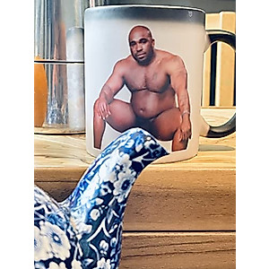 Barry Wood Sitting On Bed Meme Mug - Funny Rude Mug - Message Appears as it Heats - Perfect Novelty Gag Gift - Office Joke