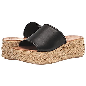 Dolce Vita Women's PABLOS Sandal, Black Leather, 8