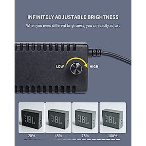 RALENO® Photo Studio Light Box,24"x23"x23" 60W Portable Professional Adjustable Brightness Shooting Tent Kit with 156 LED Lights 4 Colored Backdrops for Product Photography