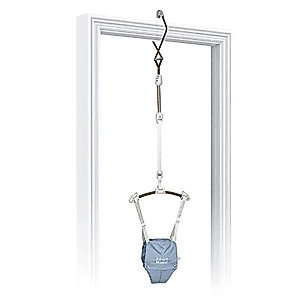 Infant Master Doorway Jumper, Johnny Jumper w/ Adjustable Seat Bag, Durable Baby Door Bouncer & Swing Jumper w/ Steel Spring, Wise Gift Choice for Infant & Toddler, Easy to Use, Blue