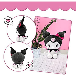 GIRARVS Kurоmi Plush Toys - Cute Soft Doll Toys - Originating from Children's Favorite Cartoon Animations - Popular Among All Children (Bowknot)