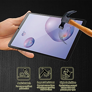 Orzero (2 Pack) Tempered Glass Screen Protector Compatible for Samsung Galaxy Tab A 8.4 (2020) SM-T307, 9 Hardness HD Anti-Scratch Full-Coverage Bubble Free