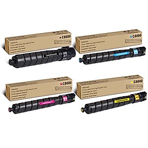 VersaLink C8000 Toner Cartridge Replacement for Xerox 106R04049 106R04046 106R04047 106R04048 C8000 Black Cyan Magenta Yellow High Capacity Toner-Cartridge for Versalink C8000 Printer