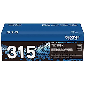 Brother TN315BK High Yield Toner -Cartridge - Black - Laser - 3500 Page - 1 Each