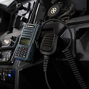Rugged Single Side Radio & Hand Mic Mount for V3 RH5R RDH16 R1 GMR2 and Baofeng Handheld Radios