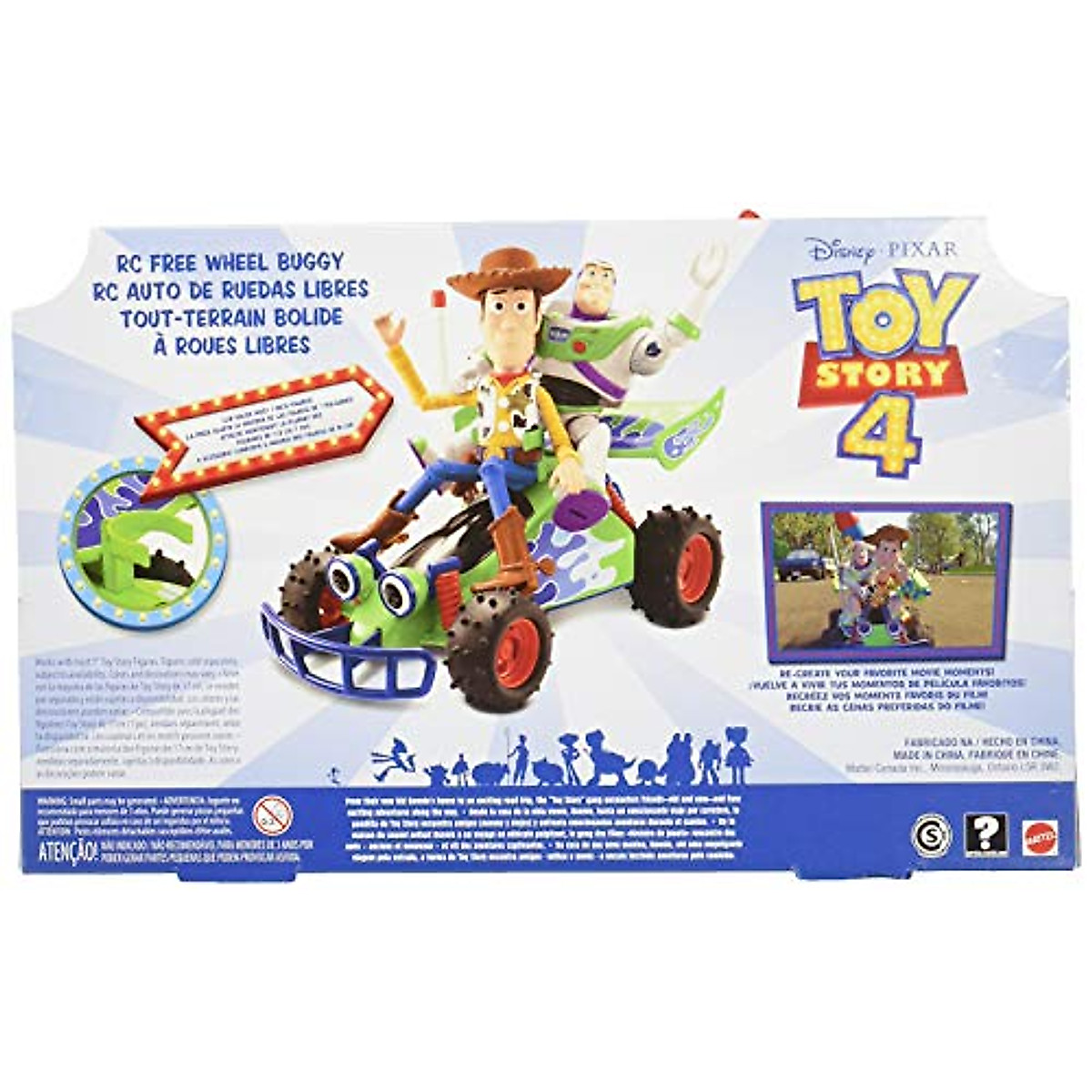Toy Story Disney Pixar RC Free Wheel Buggy Car