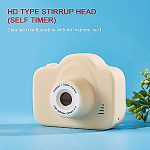 Digital Camera, Kids Camera Waterproof HD Dual Camera Sports Camera, Shockproof Anti-Fall Compact Portable Mini Cameras with Powerful Battery Life, Gift for Girls Boys