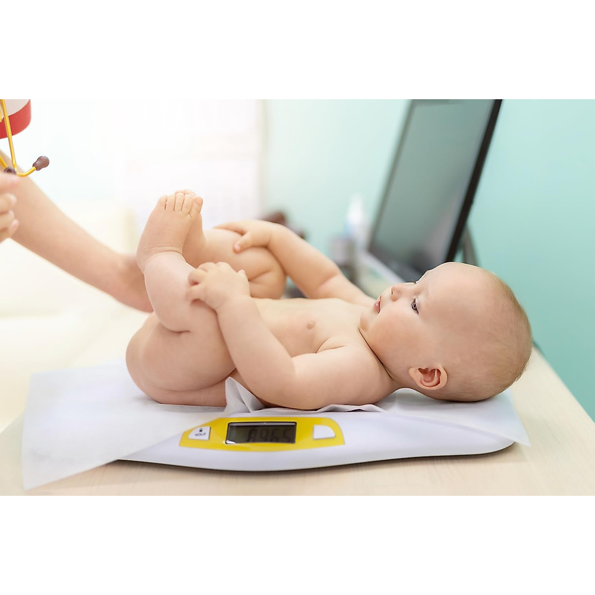 EMI Infant Sized Aneroid Sphygmomanometer Blood Pressure Monitor Set with Bulb, Gauge, and Infant-Size Cuff. Includes Convenient Carrying Case