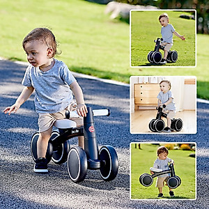 LOL-FUN Baby Balance Bike 1 Year Old, Toys for 1 Year Old Boy and Girl Gifts, Boy First Birthday Gift for One Year Old