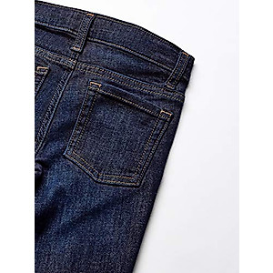 Amazon Essentials Outdoor Girls' Skinny Fit Stretch Jeans, Dark Wash, Size: 14 Slim