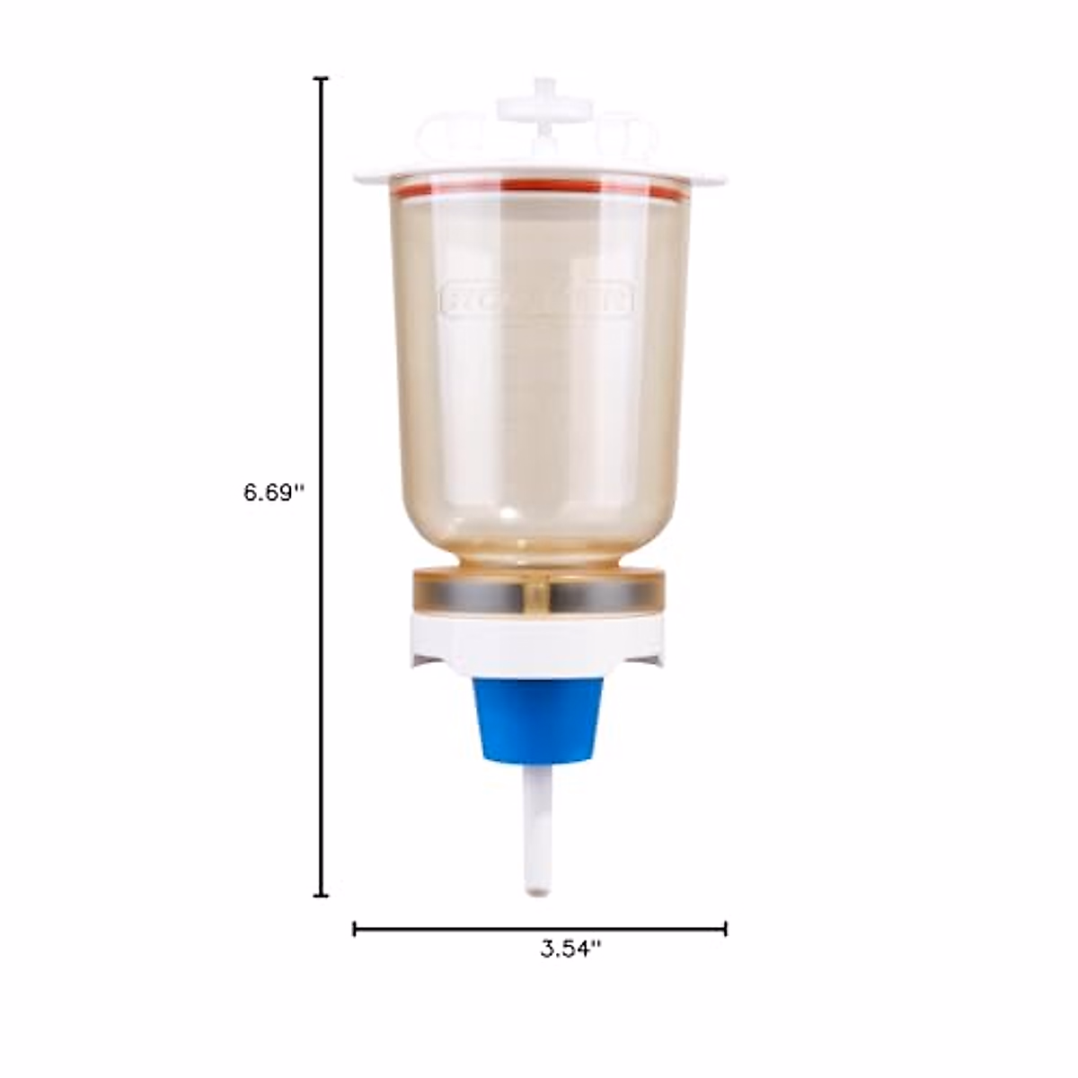 Rocker Scientific MF5 Laboratory Magnetic Filter Funnel with Lid Kit, PES, 500mL, 47mm