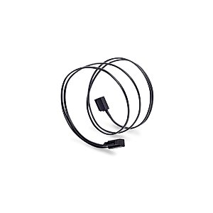SilverStone Technology SST-CP11B-500 Ultra Thin 6Gb/s Lateral 90-Degree SATA Cables with Custom Low-Profile Connectors (CP11B-500),CP11B-500 - Black 500mm
