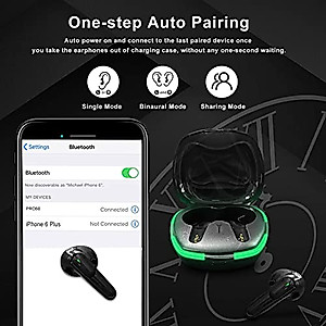 Pro 60 TWS Earbuds Bluetooth 5.3 True Wireless Earphones, Built-in Microphone, IPX7 Waterproof, HD Physical Noise Cancellation Earphones with Hi-Fi Sound