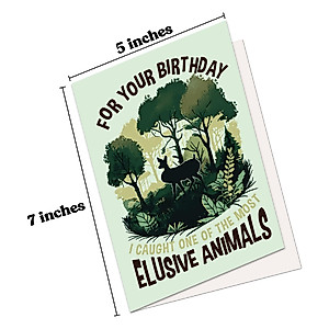 Crazy Dog T-Shirts The Wild Dill Doe Birthday Card Funny Deer Pickle Adult Humor Card Birthday Cool Animal Dill Doe 3 Pack