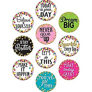 Confetti Positive Sayings Accents (8890)