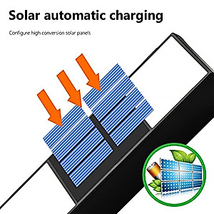 Bzdzmqm Solar Wall Light Outdoor UP and Down Illuminate LED Sunlight Lamp IP65 Waterproof Modern Decor for Home Garden Porch,with 6 LED Lamp Beads, Easy Installation