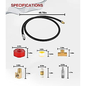 HND1.2CD Dual System Extended Run Generator Fuel Kit for Honda EU1000i, EU2000i, EU2200i, Polaris P1000i, Champion 2000, Generac and Kipor Generators (Without Fuel Tank)